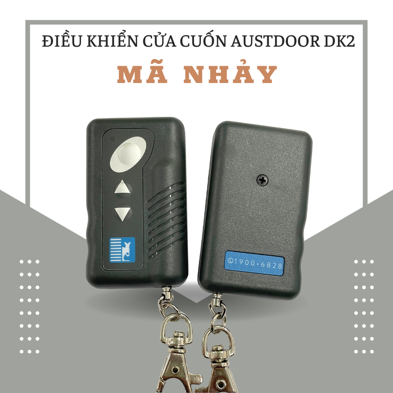 Remote Tay Điều Khiển Cửa Cuốn Austdoor DK2 - Chính Hãng - Bảo Hành 12 ...