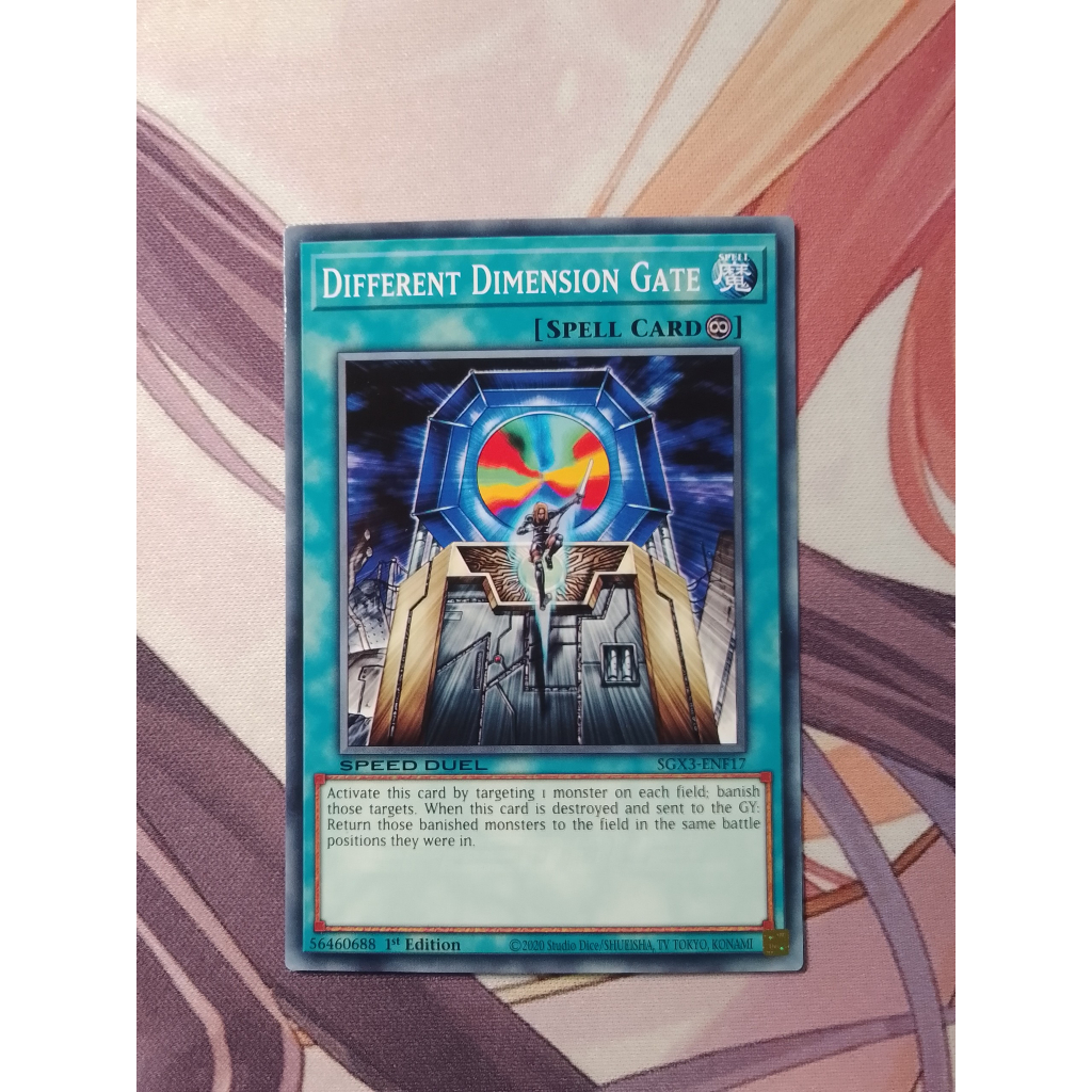 Thẻ Bài Yugioh: Different Dimension Gate SGX3-ENF17 | Shopee Việt Nam
