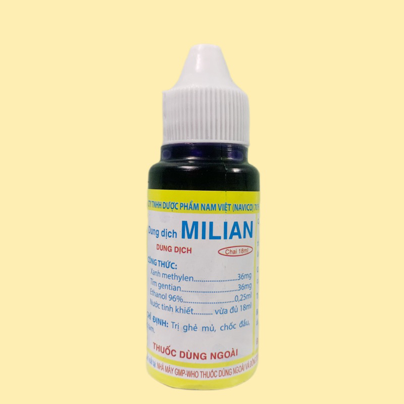 (HOẢ TỐC) DUNG DỊCH MILIAN (18ml) - NƯỚC XANH SÁT KHUẨN HỒ CÁ | Shopee ...