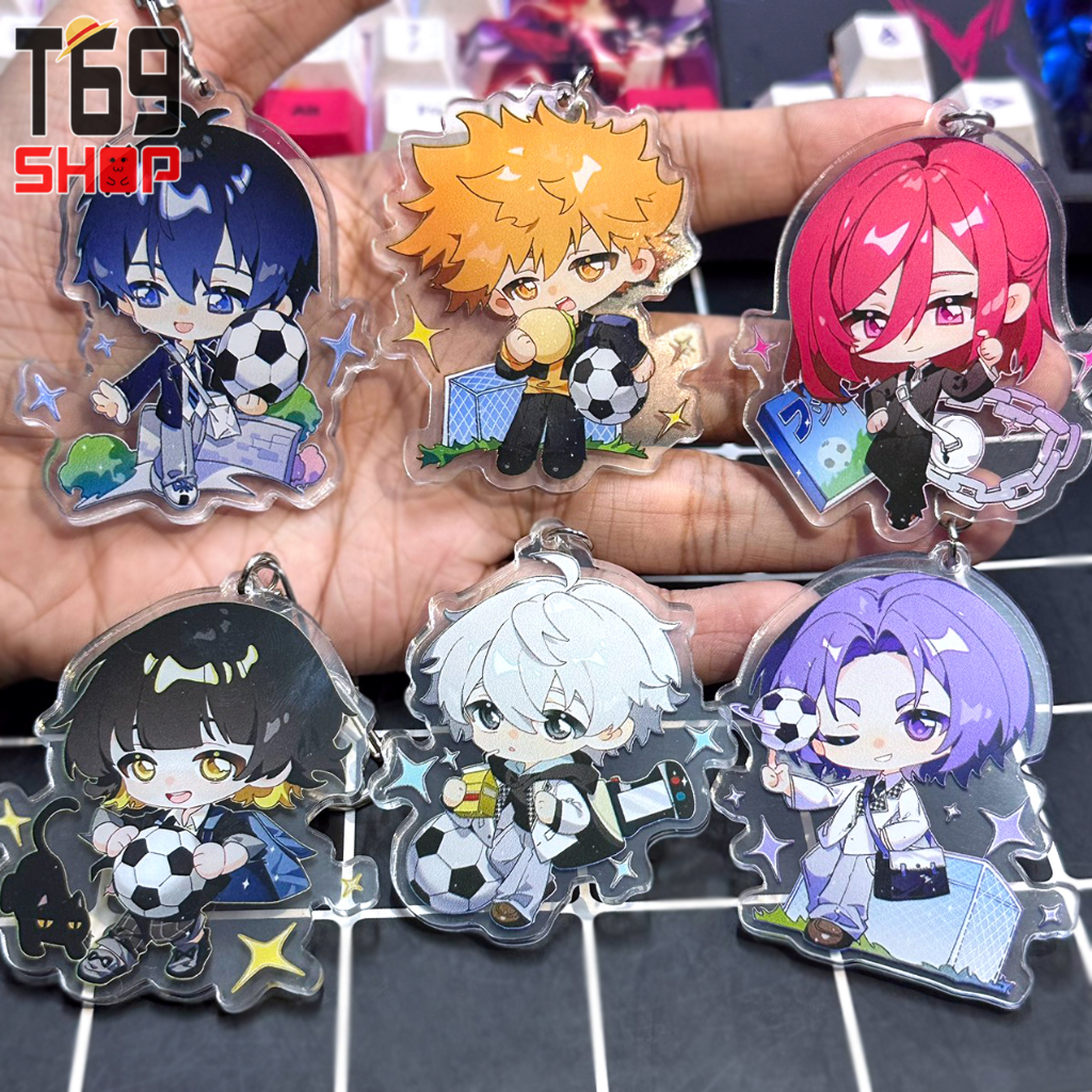 Móc khóa mica anime Blue Lock - Mẫu 2 (Loại cao cấp - Hình in ép giữa 2 ...