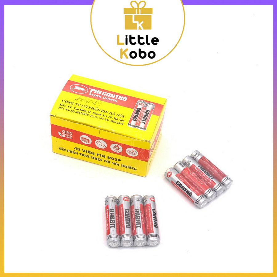 [1 Viên] Pin AAA Pin Con Thỏ Đỏ Pin Tiểu 3A Pin R03P Xài Lâu Bền Lắp ...
