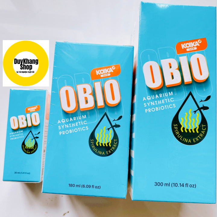 Vi Sinh Obio 30ml, 180ml và 300ml Cho Hồ Cá Cảnh, Hồ Thủy Sinh, Hỗ Trợ ...