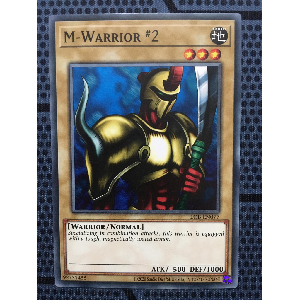 Bài yugioh thời đầu duel monster - M-Warrior #2 - LOB-EN077 - Common ...