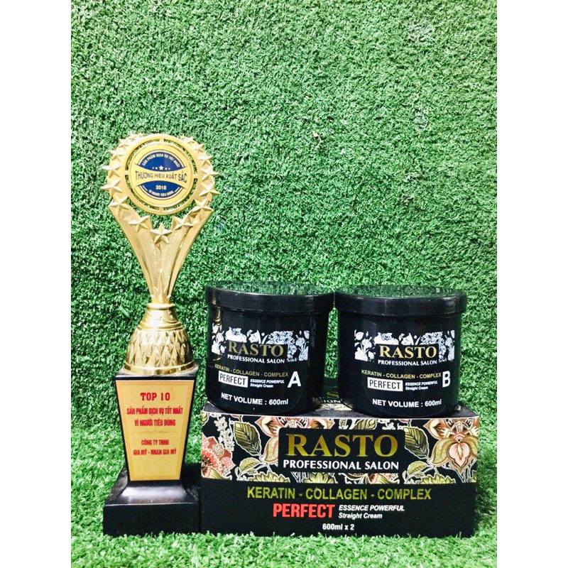 BỘ THUỐC DUỖI TÓC RASTO COLLAGEN KERATIN COMPLEX 600ML 1000ML x 2 HỘP DUỖI & DẬP | Shopee Việt Nam