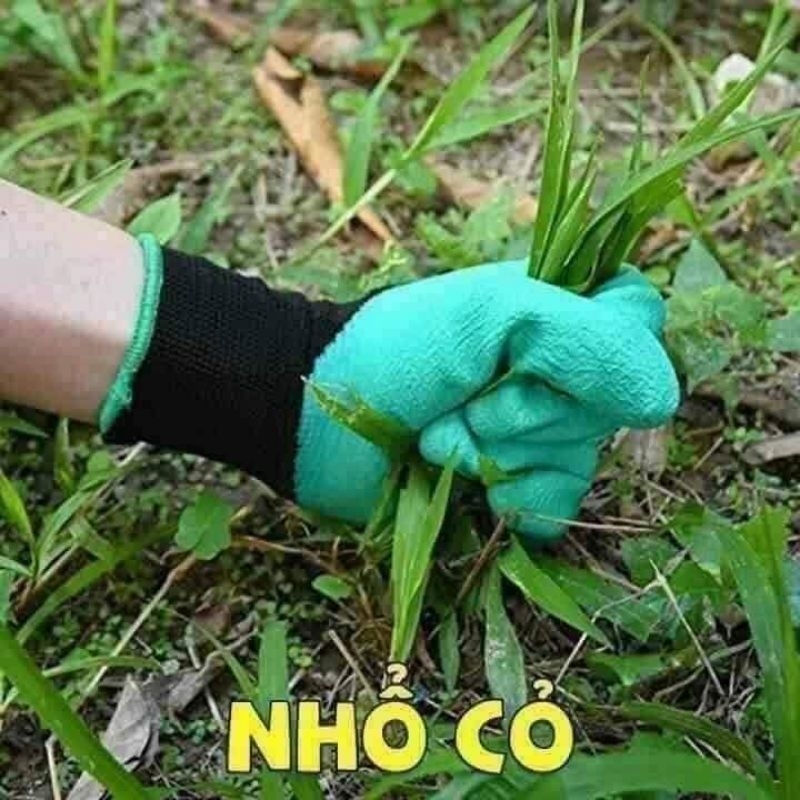 Găng tay làm vườn, nhổ cỏ có móng nhọn | Shopee Việt Nam