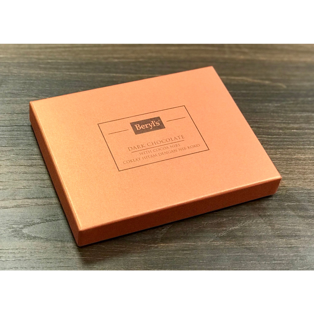 (2 vị) Dark Chocolate Beryl's hộp gift box 216g và hộp thiếc 108g ...