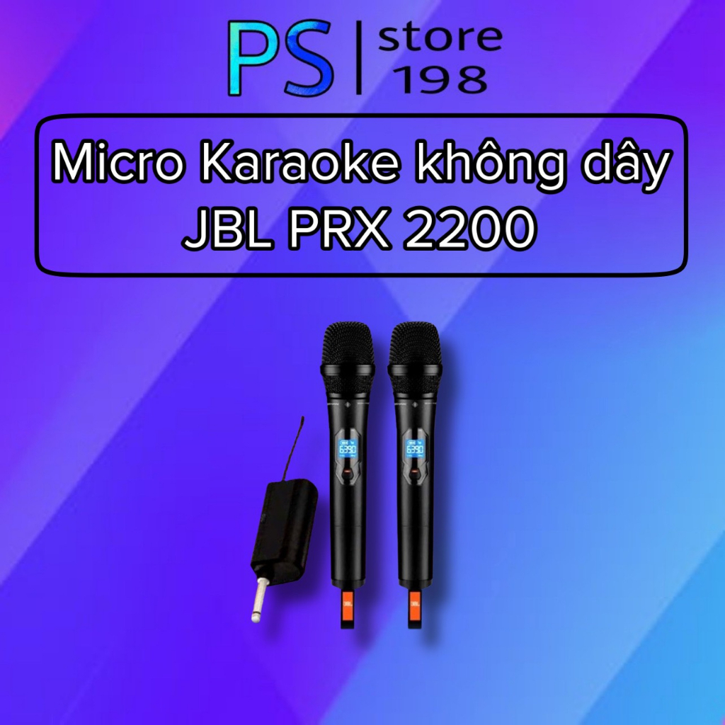 Micro Karaoke Không Dây JBL PRX 2200: Thiết Kế Sang Trọng, Độ Nhạy Cao ...