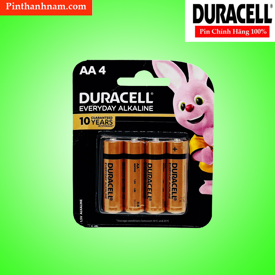 Pin AA Duracell MN1500 Pin Tiểu Alkaline Cao Cấp Vỉ 4 Viên Chính Hãng ...