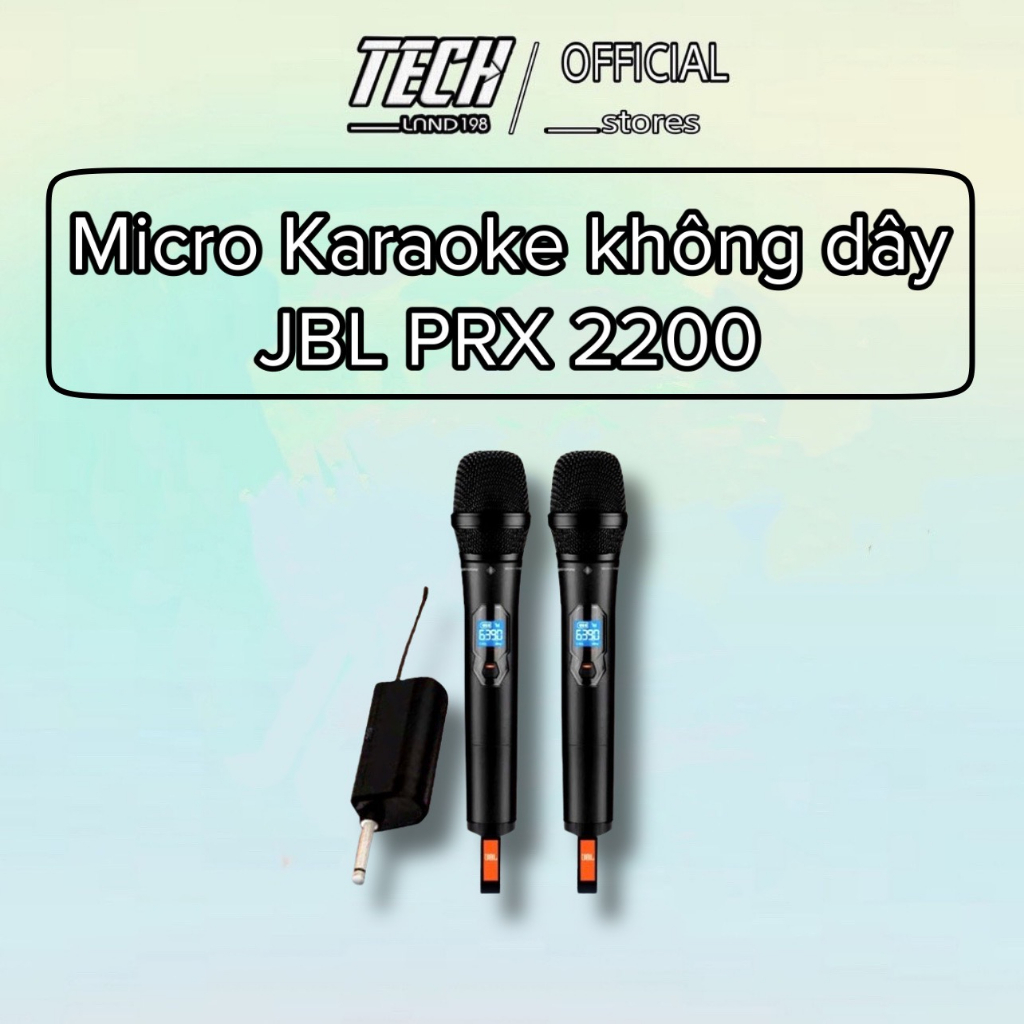 Micro Karaoke Không Dây JBL PRX 2200 plus+: Thiết Kế Sang Trọng, Độ ...