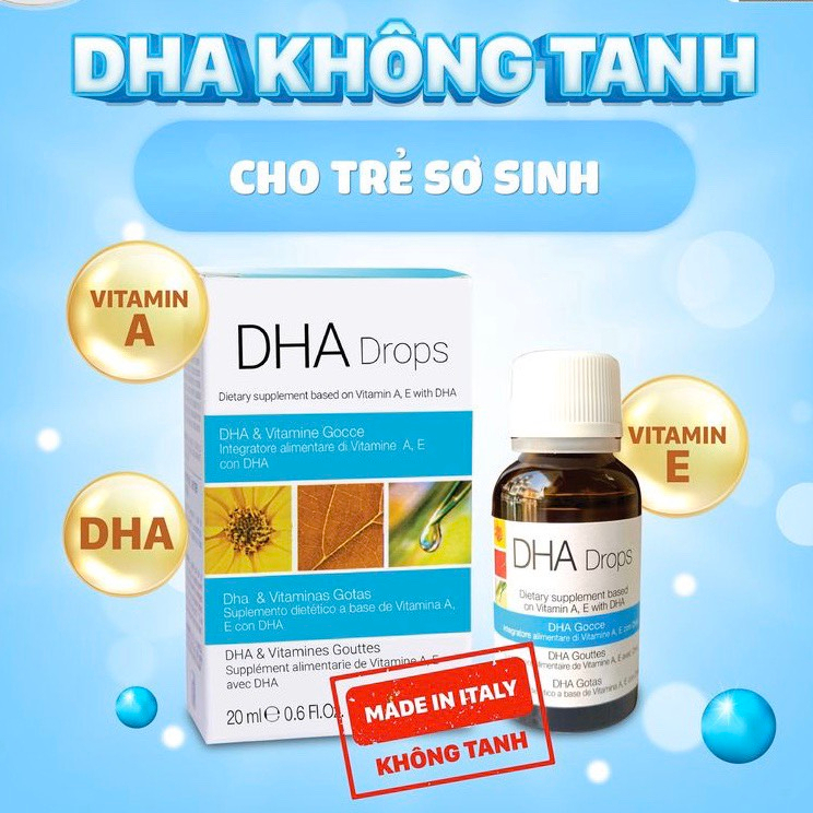 Euronatural DHA Drops -Bổ sung DHA Phát Triển IQ, Thông Minh Vượt Trội ...