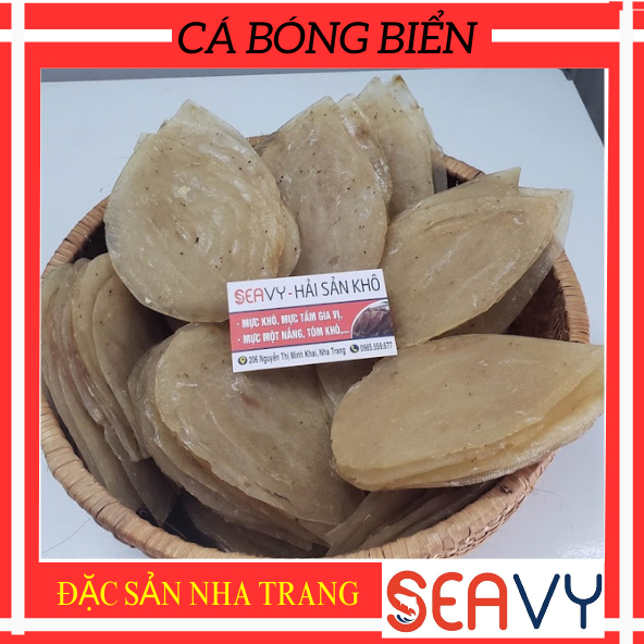 🐟 Cá bống biển khô ép hình giọt nước Đặc sản Nha Trang, 250 gram ...