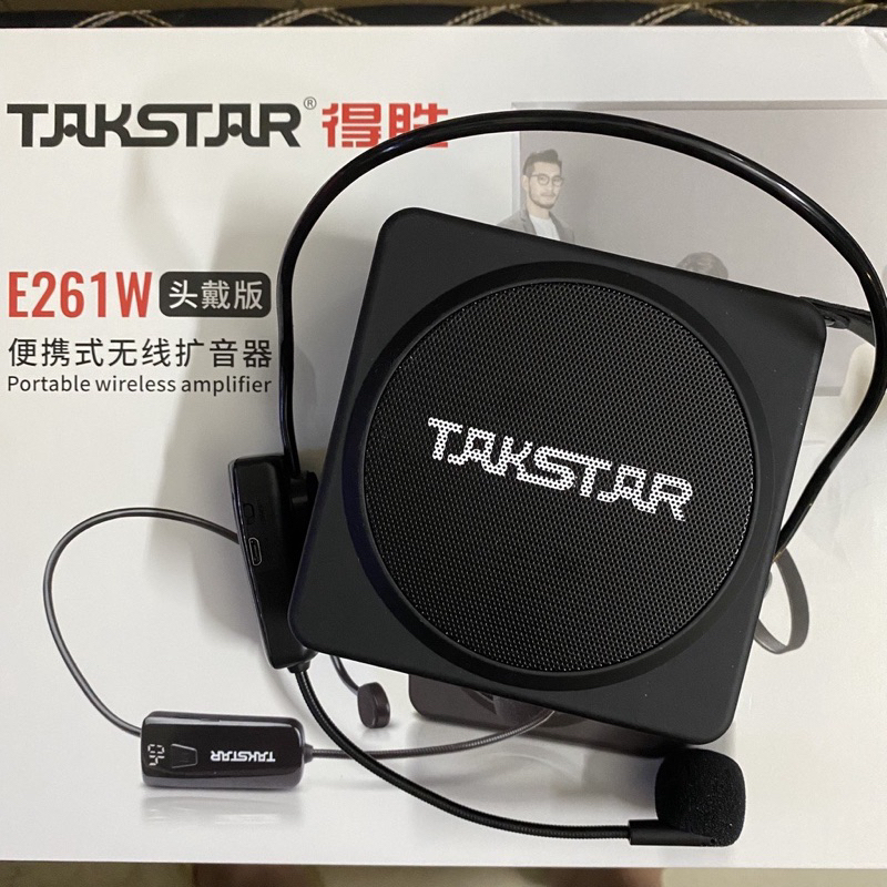 Loa trợ giảng không dây Takstar E261W kèm Micro cài đầu hoặc micro cầm tay không dây công suất ...