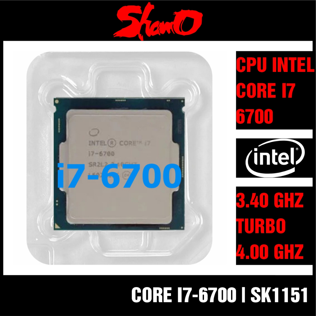 CPU i7-6700 | Socket 1151 - 3.40GHz turbo 4.00GHz - 4 lõi 8 luồng - 8MB ...