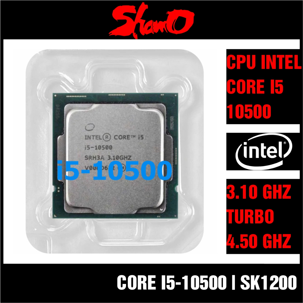 CPU i5-10500 | Socket 1200 - 3.10GHz turbo 4.50GHz - 6 lõi 12 luồng ...