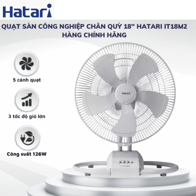 Quạt Chân Quỳ Hatari IT18M2-Nhập Khẩu Thái Lan- Hàng Chính Hãng Có Tem ...