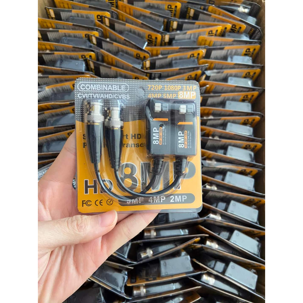 Video balun camera 8MP AHD/CVI/TVI chống nhiễu (Loại xịn) | Shopee Việt Nam