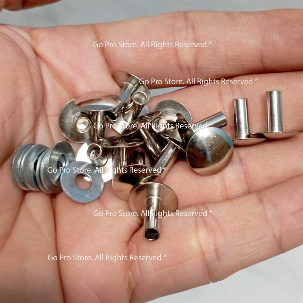 Bộ 10 Đinh Tán & 10 Lông Đền Gắng Dây Quai Mũ Bảo Hiểm G1105 - T5T ...