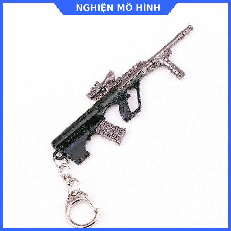 Móc khoá mô hình PUBG AWM AKM K98 AK M416 M249 M16A4 Flare gun Thompson AUG A3 UMP9 Vector SKS ...