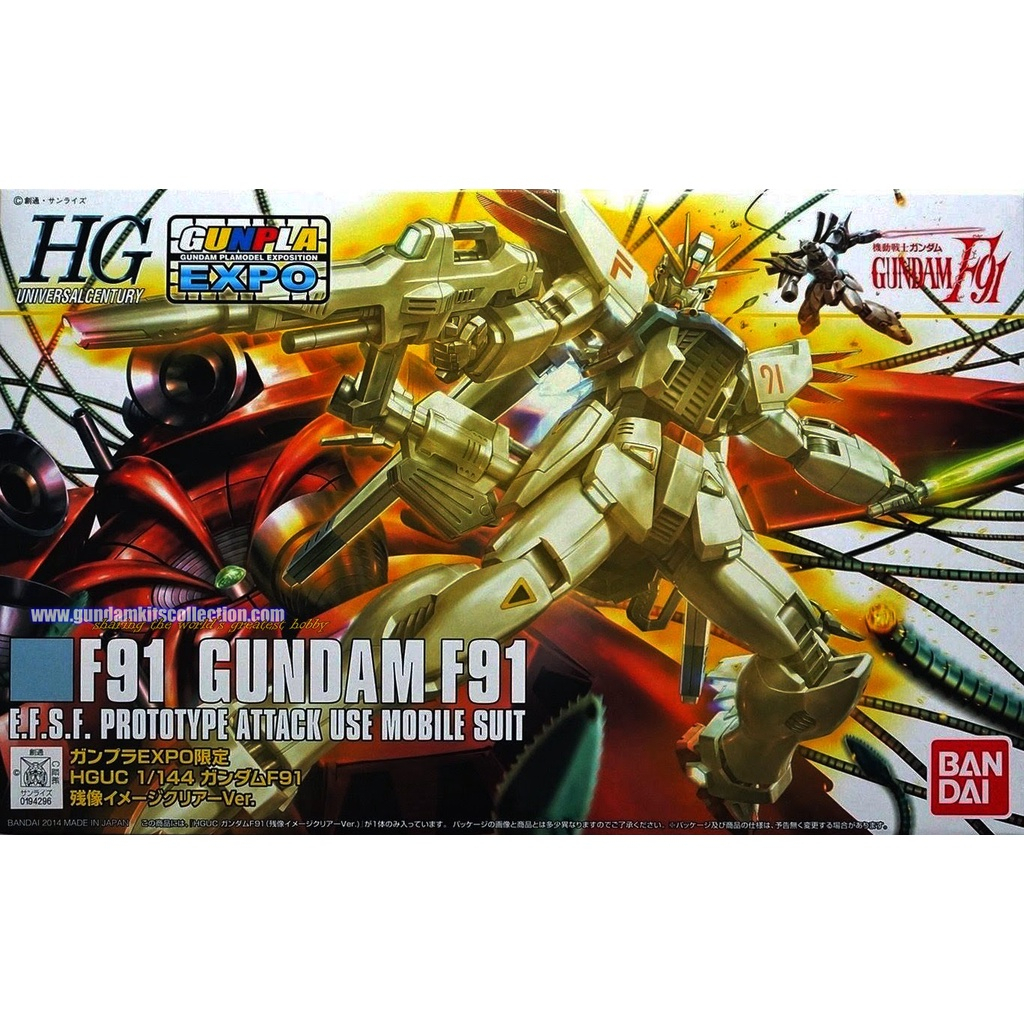Mô Hình Gundam [EXPO] EVENT LIMITED: HGUC 1/144 F91 | Shopee Việt Nam