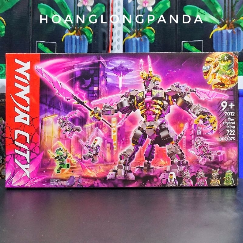 [Ninja] Lắp ráp NINJA CITY 7012 7105 | 71772 The Crystal King | 722 chi ...