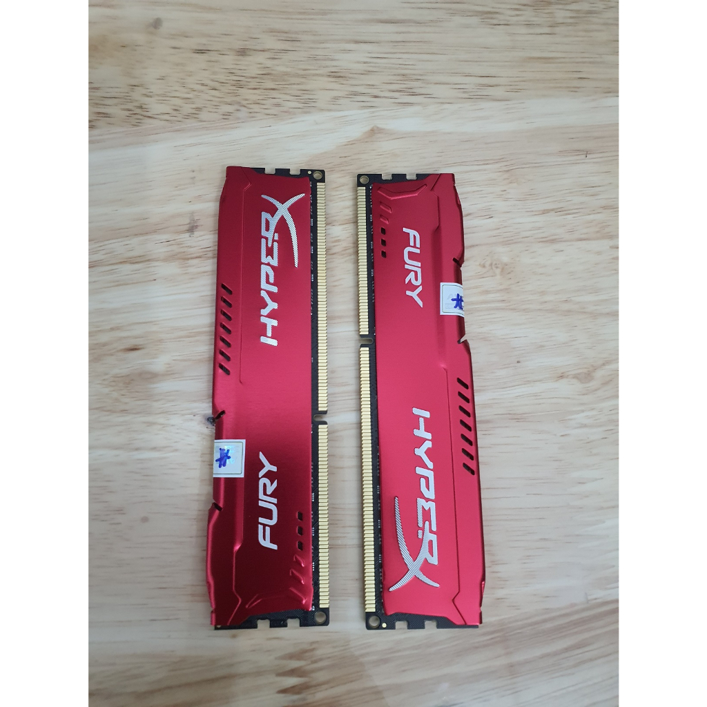 Bộ nhớ Ram KINGSTON 8G DDR3 bus 1600 Hyper Fury Red màu đỏ cho PC máy ...