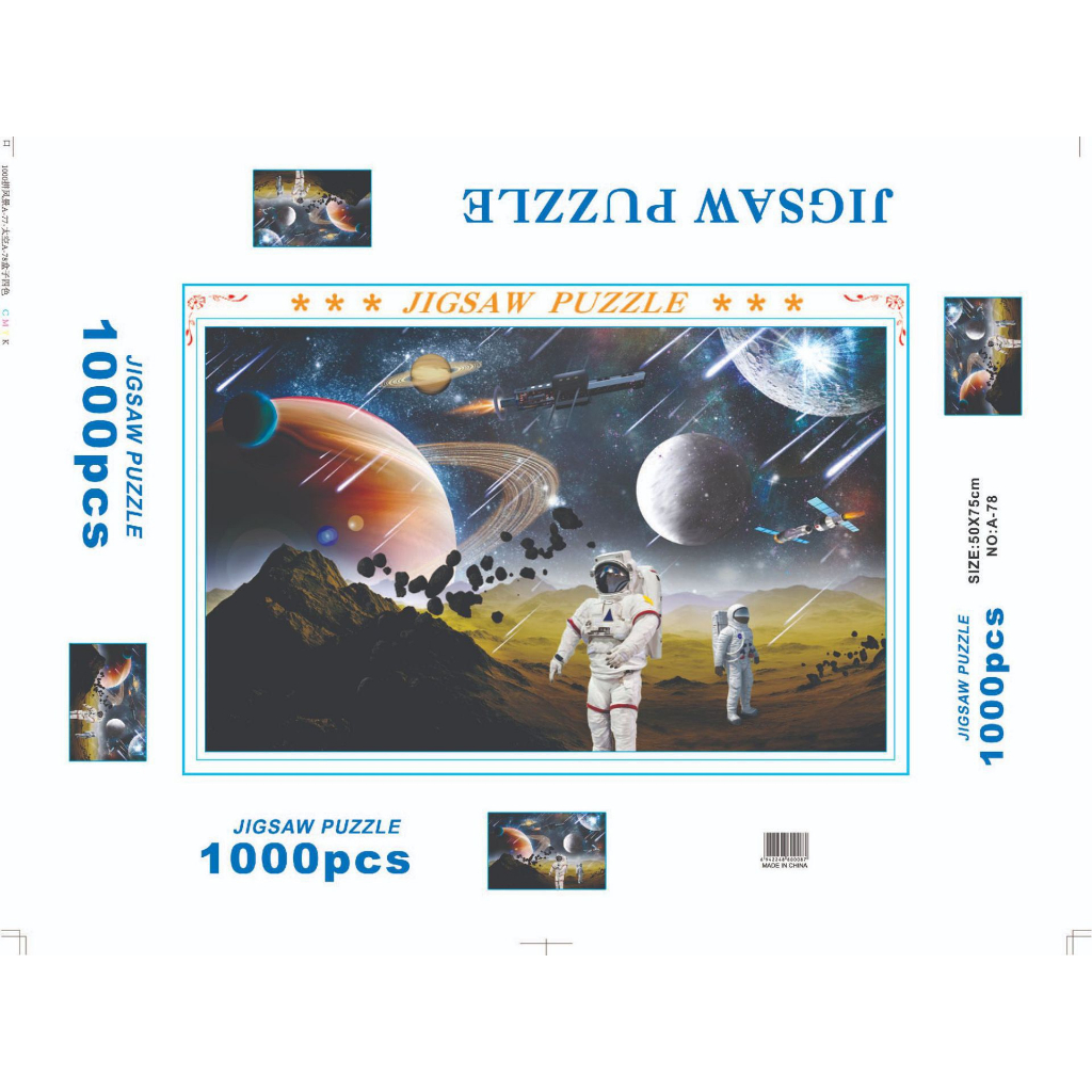 Bộ Tranh Ghép Xếp Hình 1000 Pcs Jigsaw Puzzle (Tranh ghép 70*50cm) Bản ...