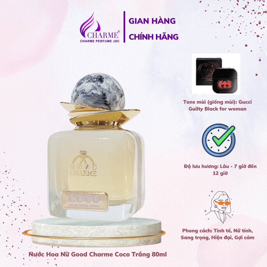 Nước Hoa Nữ Good Charme Coco Trắng 80ml | Shopee Việt Nam