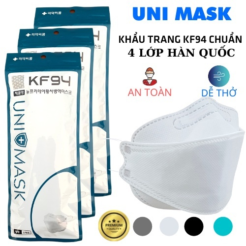[ Combo 50c ] Khẩu Trang 4D KF94 CHÍNH HÃNG UNIMASK | Shopee Việt Nam
