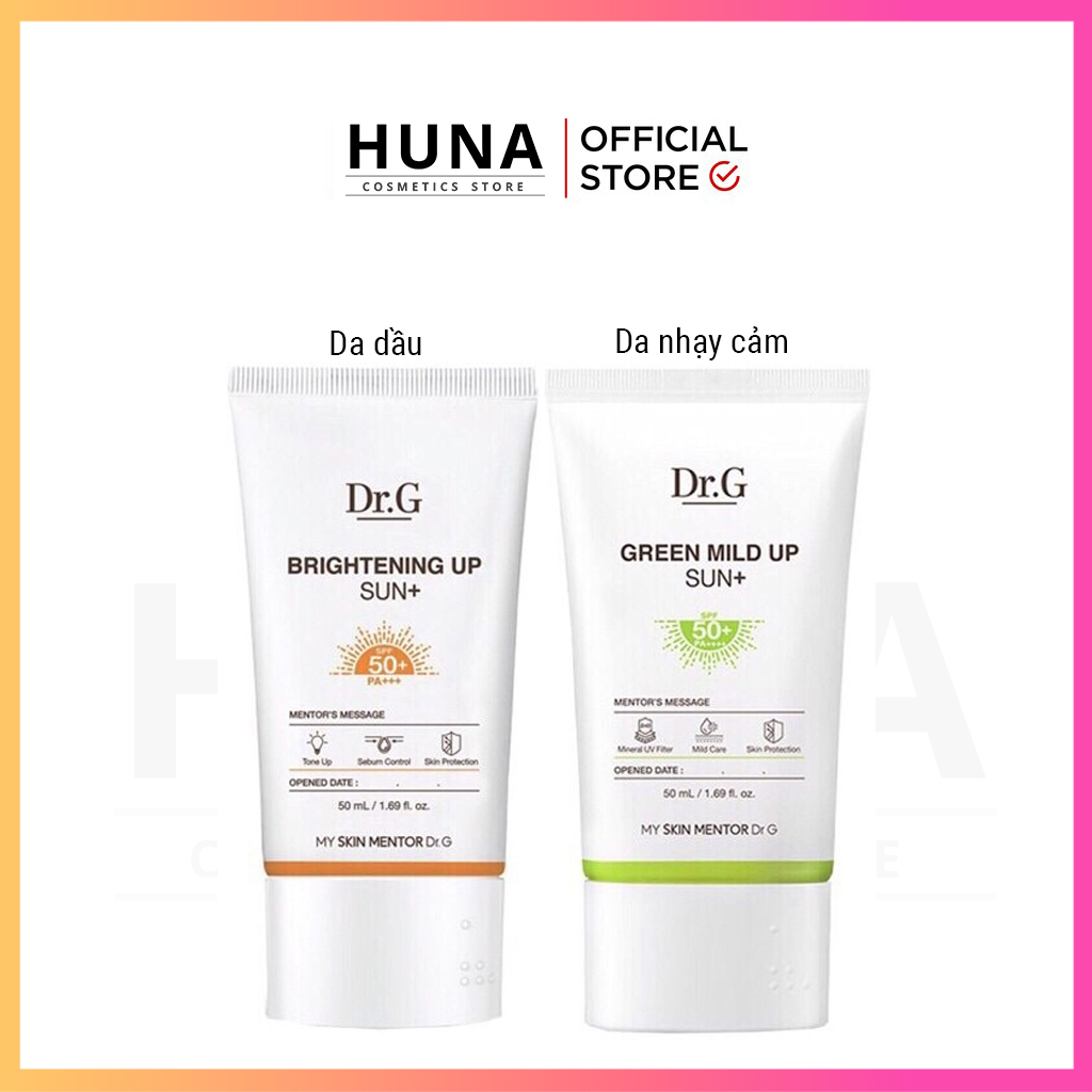 Kem Chống Nắng Dr.G Dưỡng Sáng Da Brightening Up Sun SPF50+ PA+++ 50ml | Shopee Việt Nam
