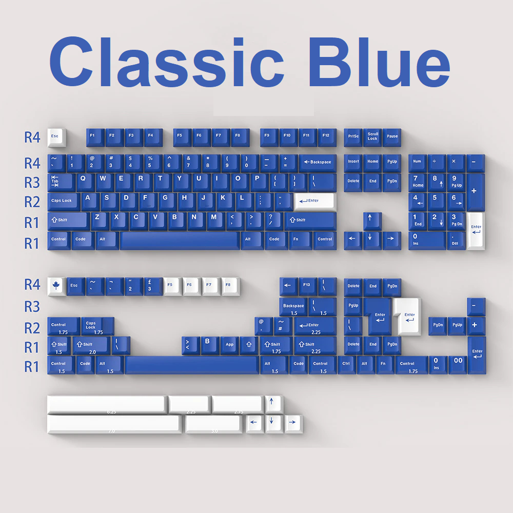 Bộ keycap Aifei ABS CMK doubleshot nút bàn phím cơ cherry profile phù ...