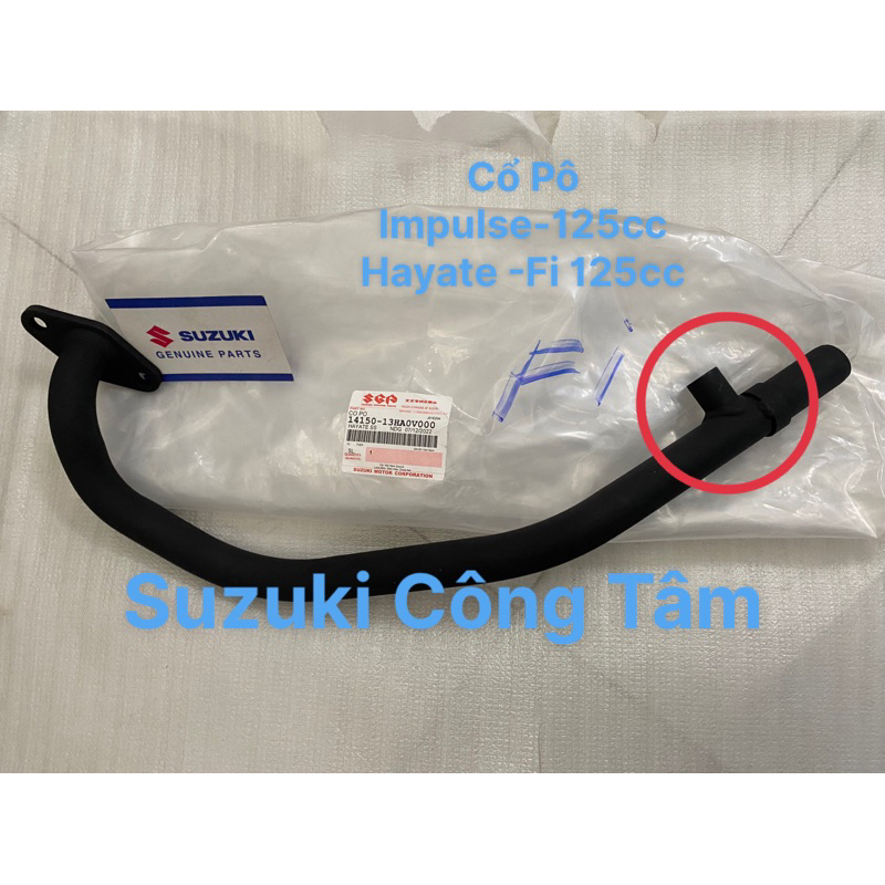 cổ pô Suzuki - Hayate - Hayate fi - impulse Chính Hãng Suzuki | Shopee ...