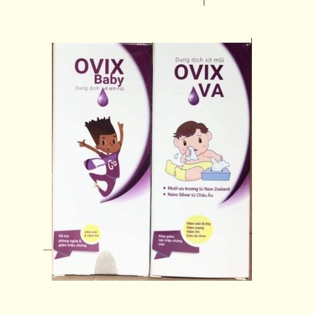 [Dùng cho TRẺ DƯỚI 3 THÁNG] Nhỏ mũi Ovix baby VA nhỏ giọt ( 10ml ...