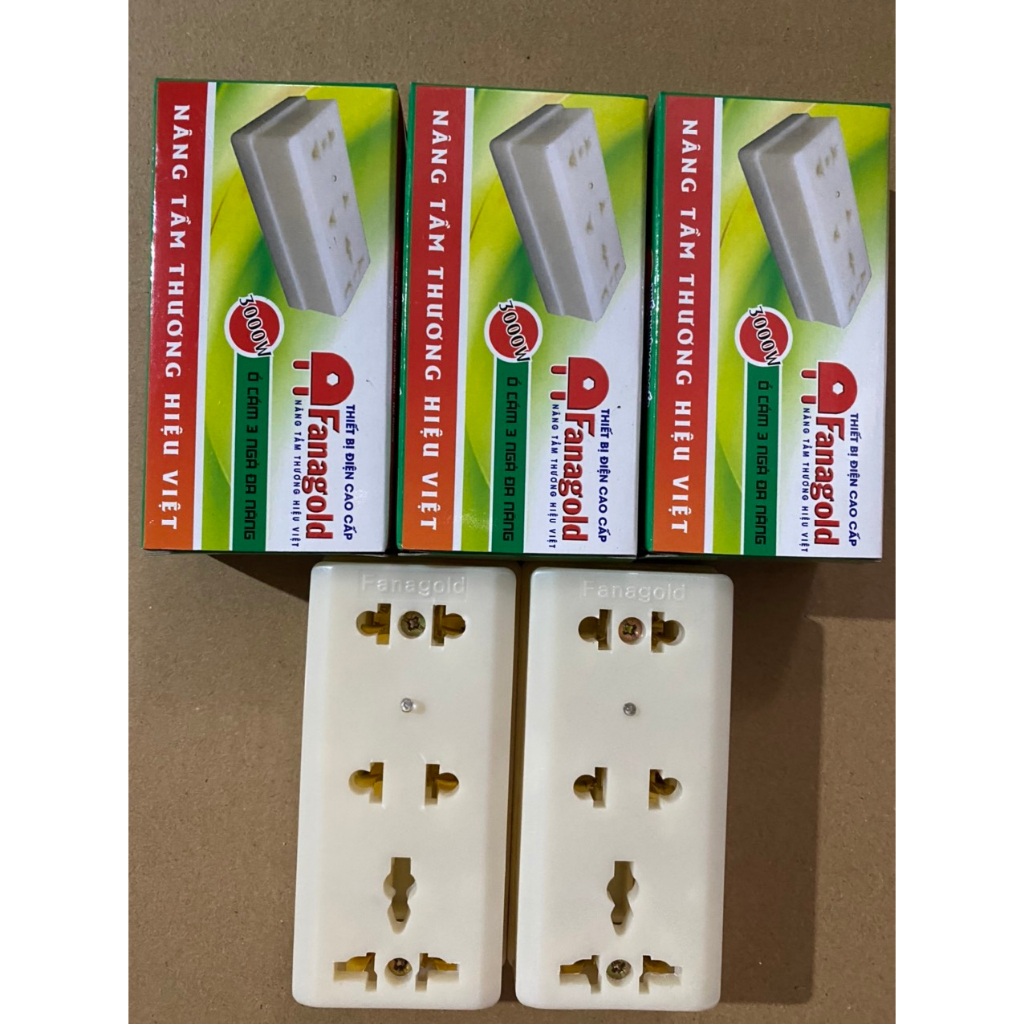 Ổ cắm 3 ngả đa năng-Fanagold | Shopee Việt Nam