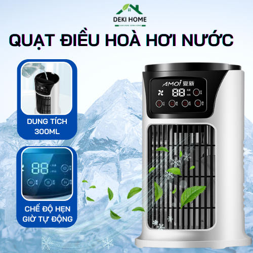 Quạt điều hòa hơi nước mini hãng AMOI, quạt điều hòa làm mát không khí ...