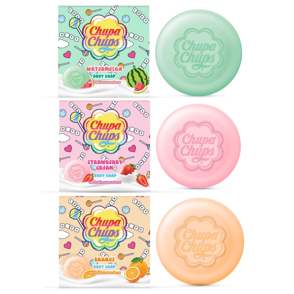 Xà phòng tắm tinh chất Collagen CHUPA CHUPS Multivitamin Soap 80gr ...