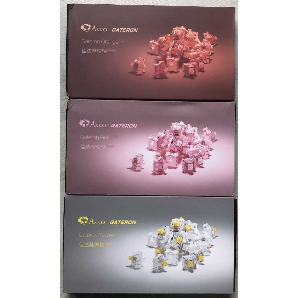 Switch AKKO gateron lẽ (gateron pink, gateron orange, gateron yellow ...