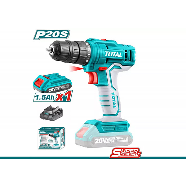 Máy khoan dùng pin Lithium-ion 20V TOTAL TDLI20051 | Shopee Việt Nam