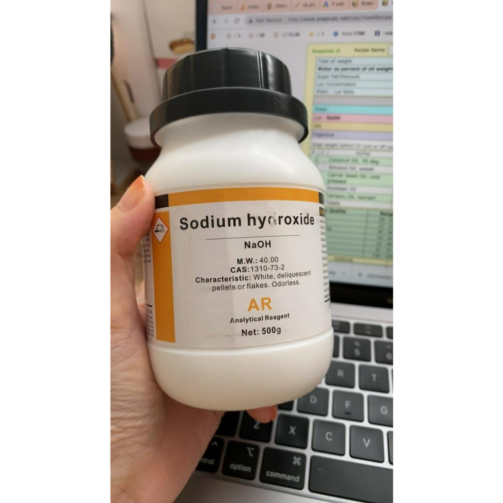 SODIUM HYDROXIDE – NaOH 500gr | Shopee Việt Nam