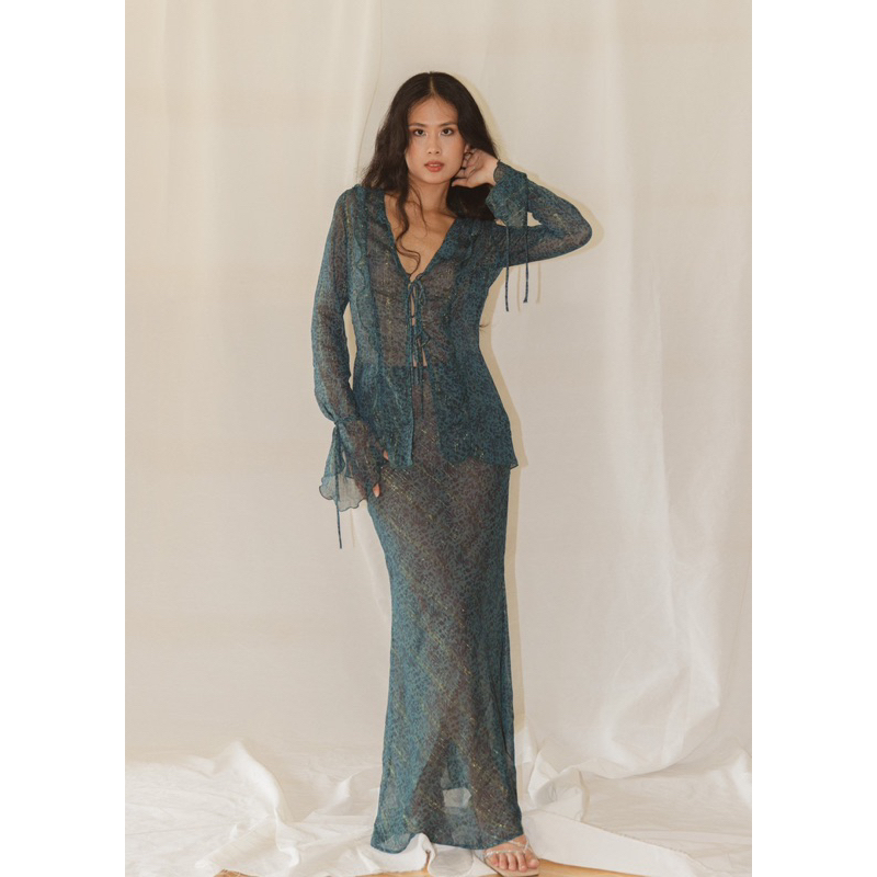Set đồ nữ áo + váy da beo DRESSIE - Reverie set designed by DRESSIE ...