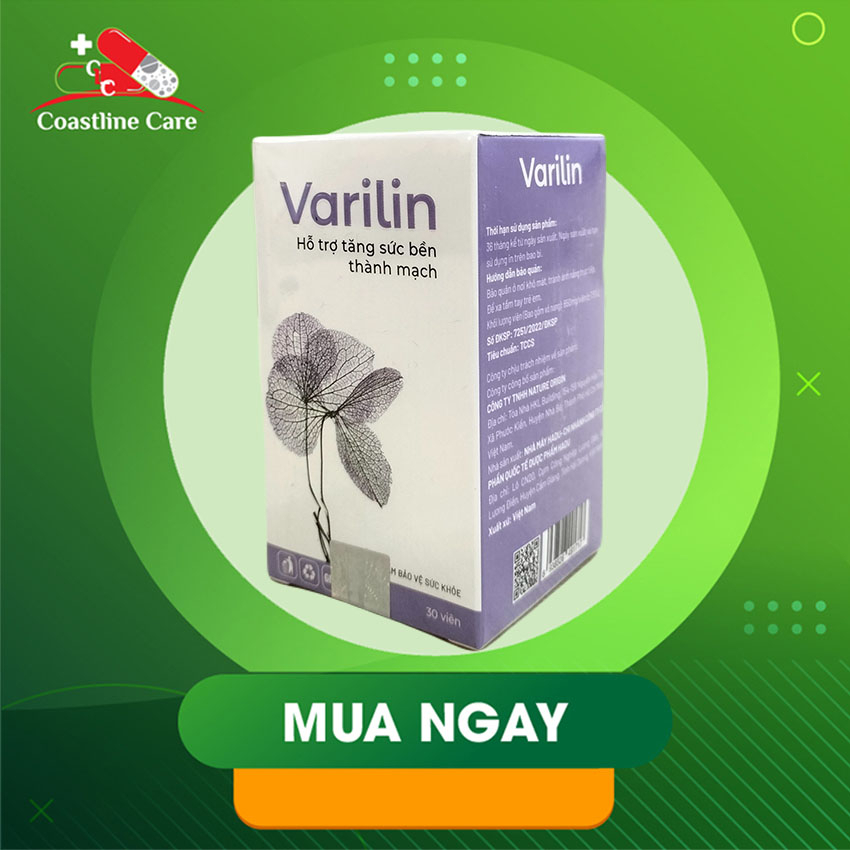 Varilin hỗ trợ tăng sức bền thành mạch - 30 viên | Shopee Việt Nam