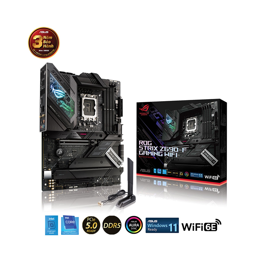Mainboard ASUS ROG STRIX Z690-F GAMING WIFI ( SOCKET 1700 - ATX - 4 ...