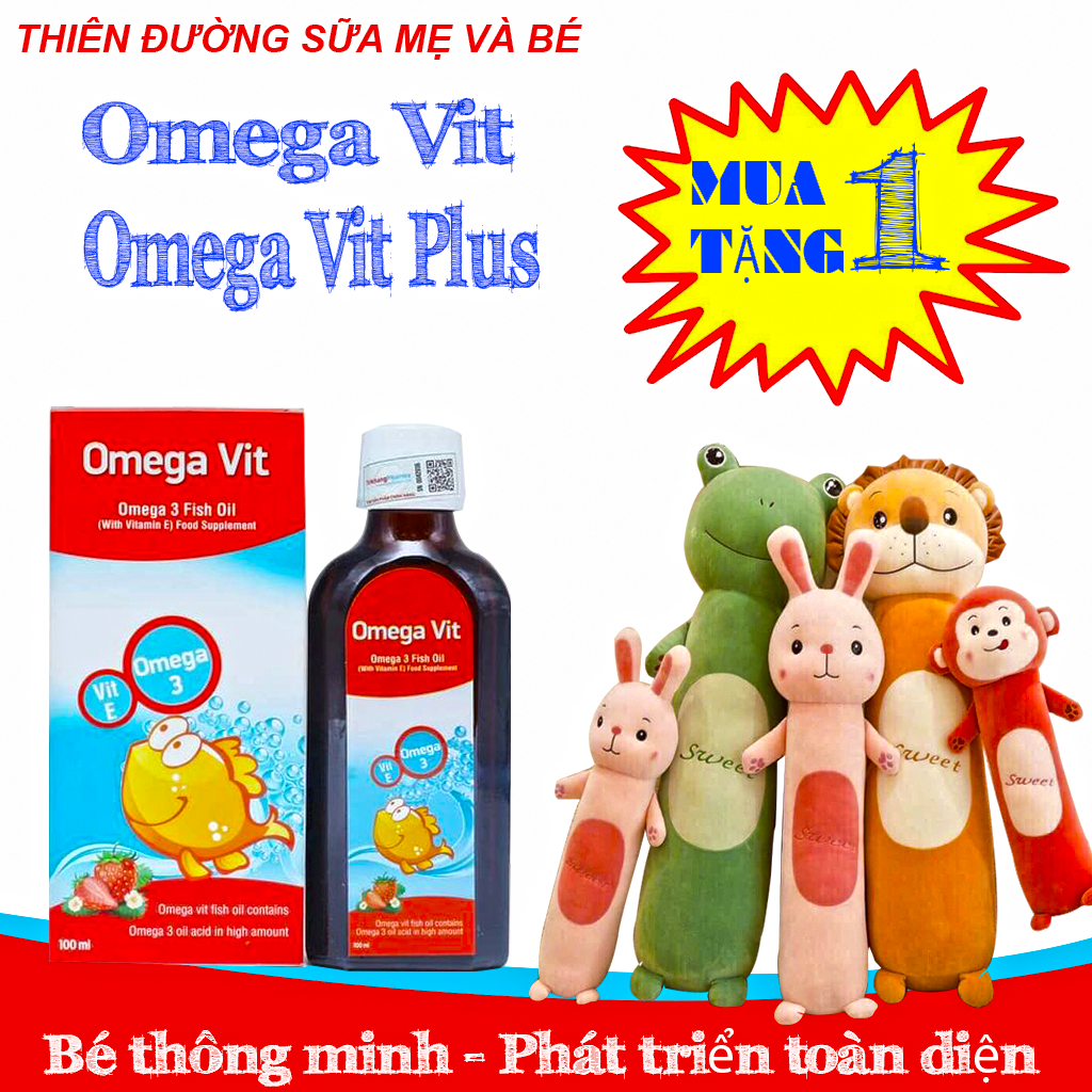 Omega Vit/ Omega Vit Plus - Bổ Sung Omega 3, Vitamin Và Khoáng Chất ...