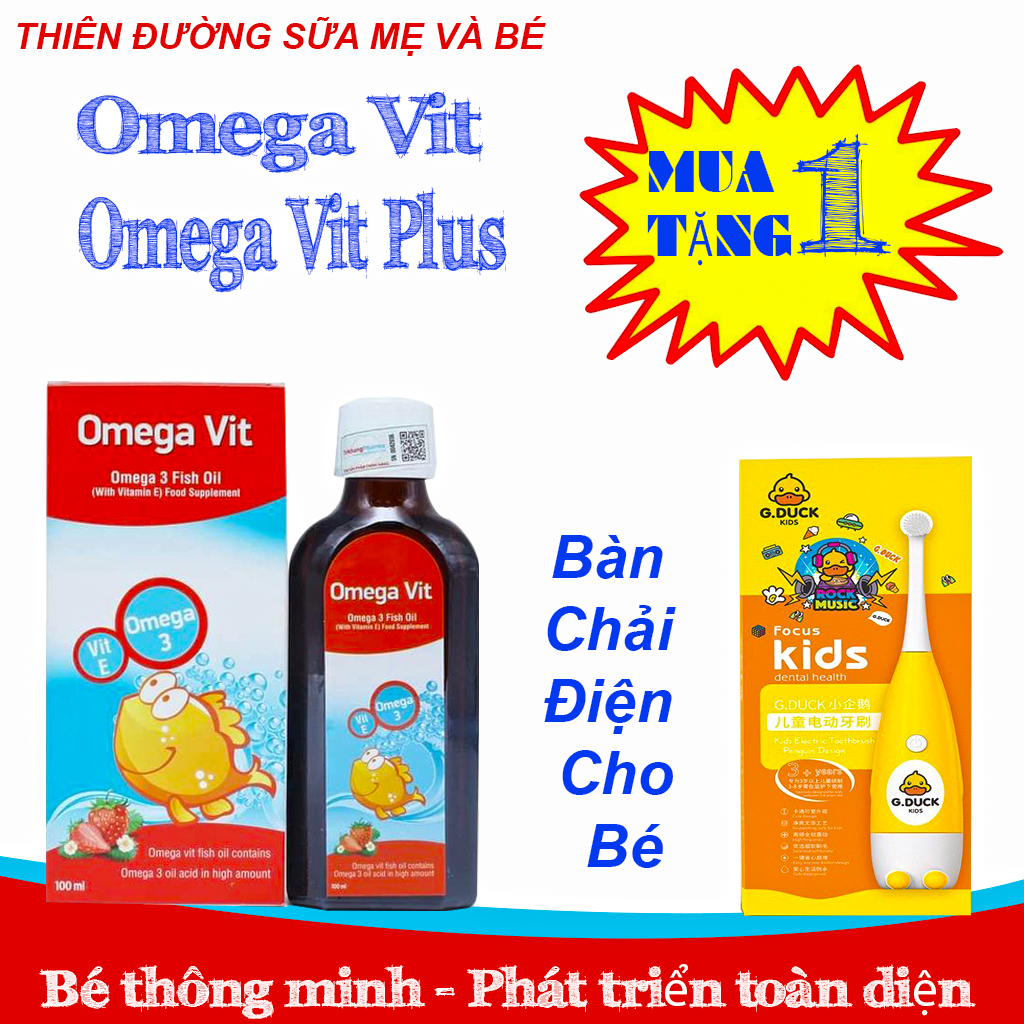 Omega Vit/ Omega Vit Plus - Bổ Sung Omega 3, Vitamin Và Khoáng Chất ...