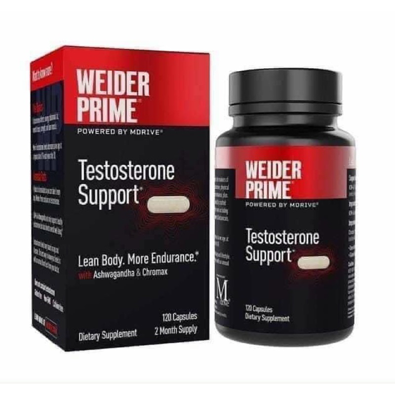 Viên uống Weider Prime Testosterone support For Men 120 viên của Mỹ( đủ ...