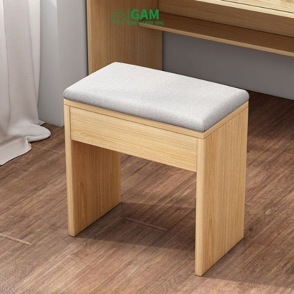 Ghế bàn trang điểm bàn phấn,ghế đôn gỗ mặt đệm phong cách hàn quốc ...