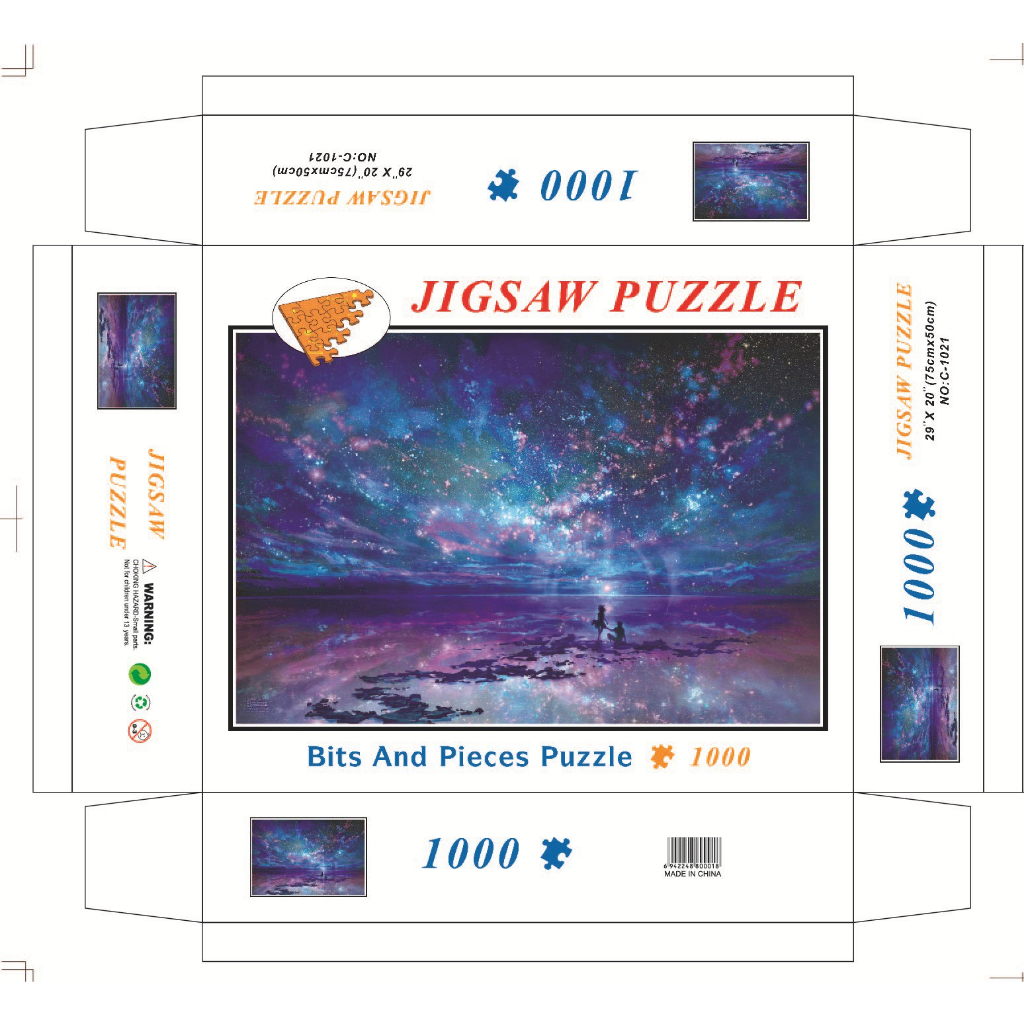 Bộ Tranh Ghép Xếp Hình 1000 Pcs Jigsaw Puzzle (Tranh ghép 70*50cm) Bản ...