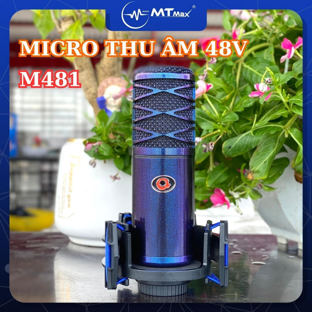 Micro Thu Âm 48v M481 – Dành Cho Livestream, Phòng Thu Chống hú, chỗng ...