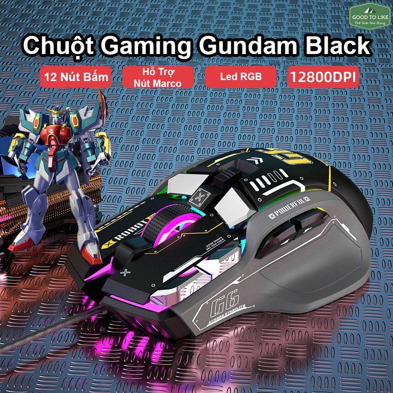 Chuột Máy Tính Gaming G6 Gundam,Bumblebee.Chuột Máy Tính Văn Phòng Có ...