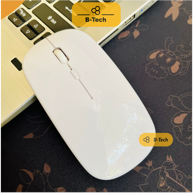 Chuột không dây bluetooth wireless mouse pin sạc W110, chuột cho ...