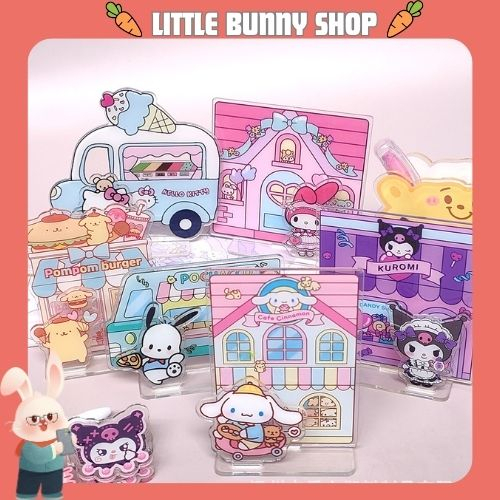 MÔ HÌNH ACRYLIC STANDEE LẮP GHÉP SANRIO KUROMI MELODY CINNAMOROLL ...
